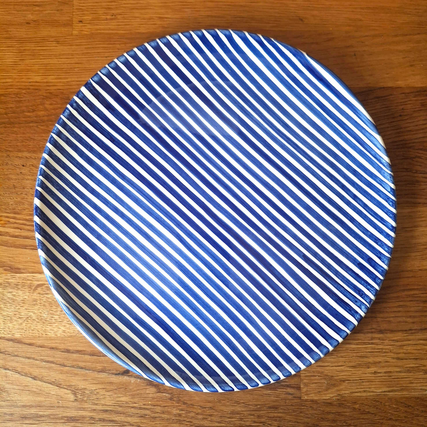 Buy Terracotta Stripes Side Plate | Blue – Portuguese Treasures