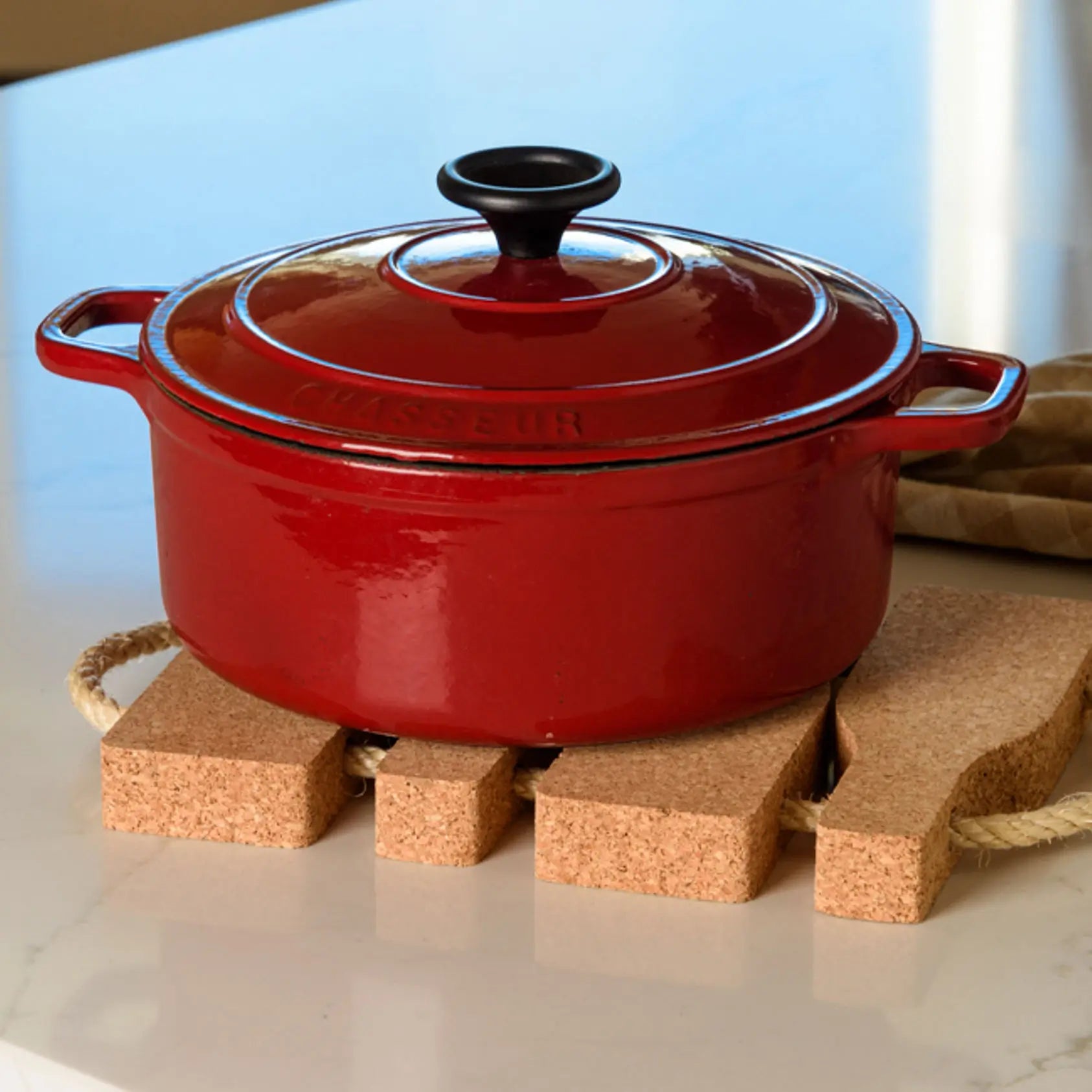 Buy Natural Cork Bottles Trivet with Rope Handles| Portuguese Treasures ...