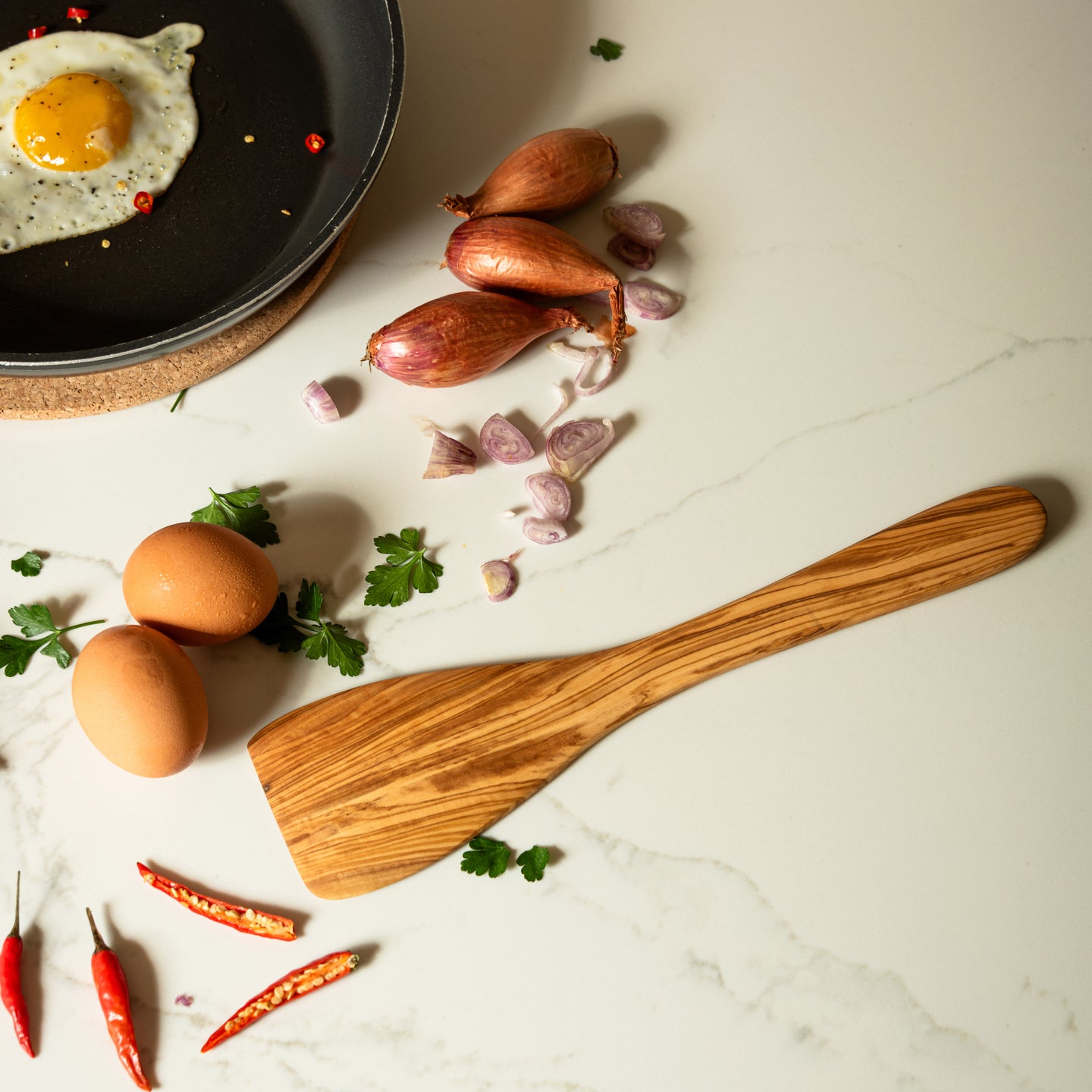 Olive Wood Traditional Spatula – Portuguese Treasures